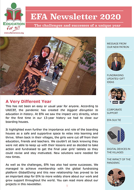 Education For All | Newsletter November 2020